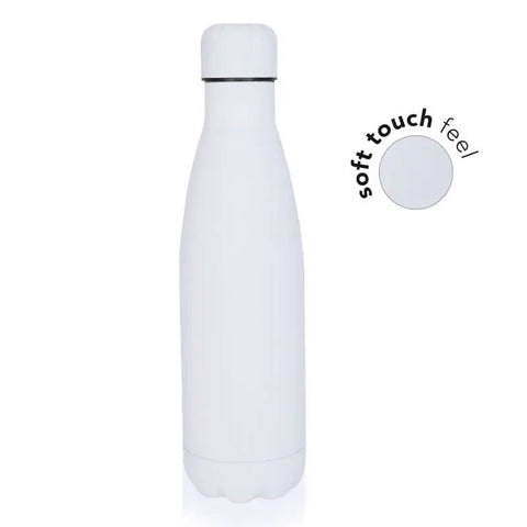 Double Wall Stainless Steel Bottle - White Mugs & Bottles Default Title